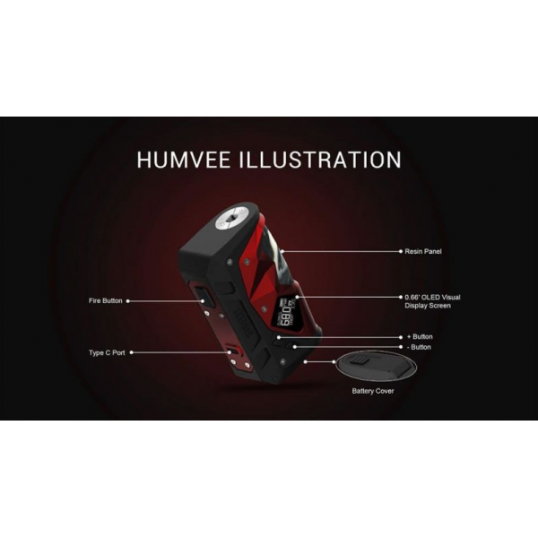 Humvee 215 Mod 18650| Sigelei | Box Mods | Mοντάκια | Baminico vapeshop ...